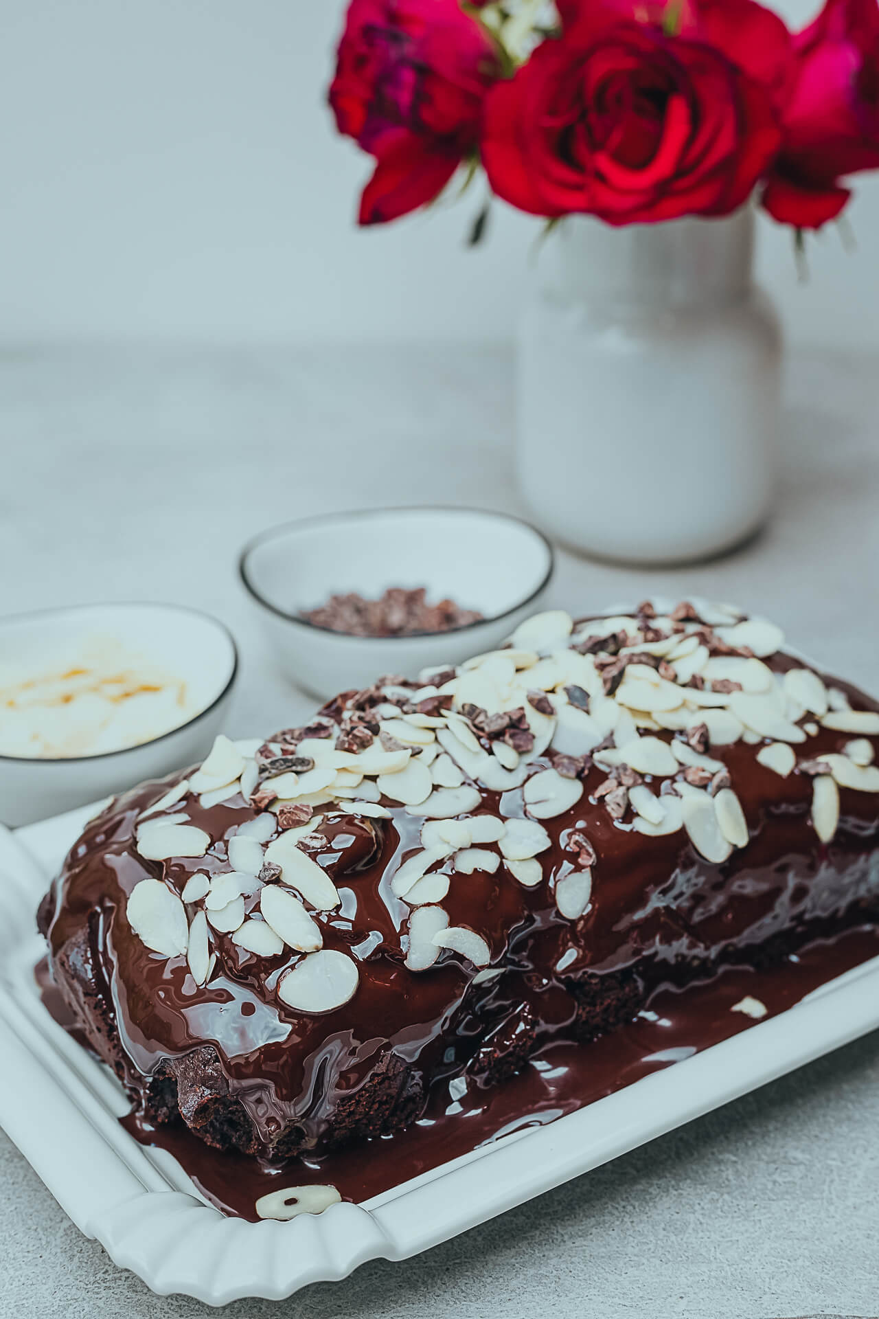 Chocolate and zucchini cake • One Belvedere Tuscany