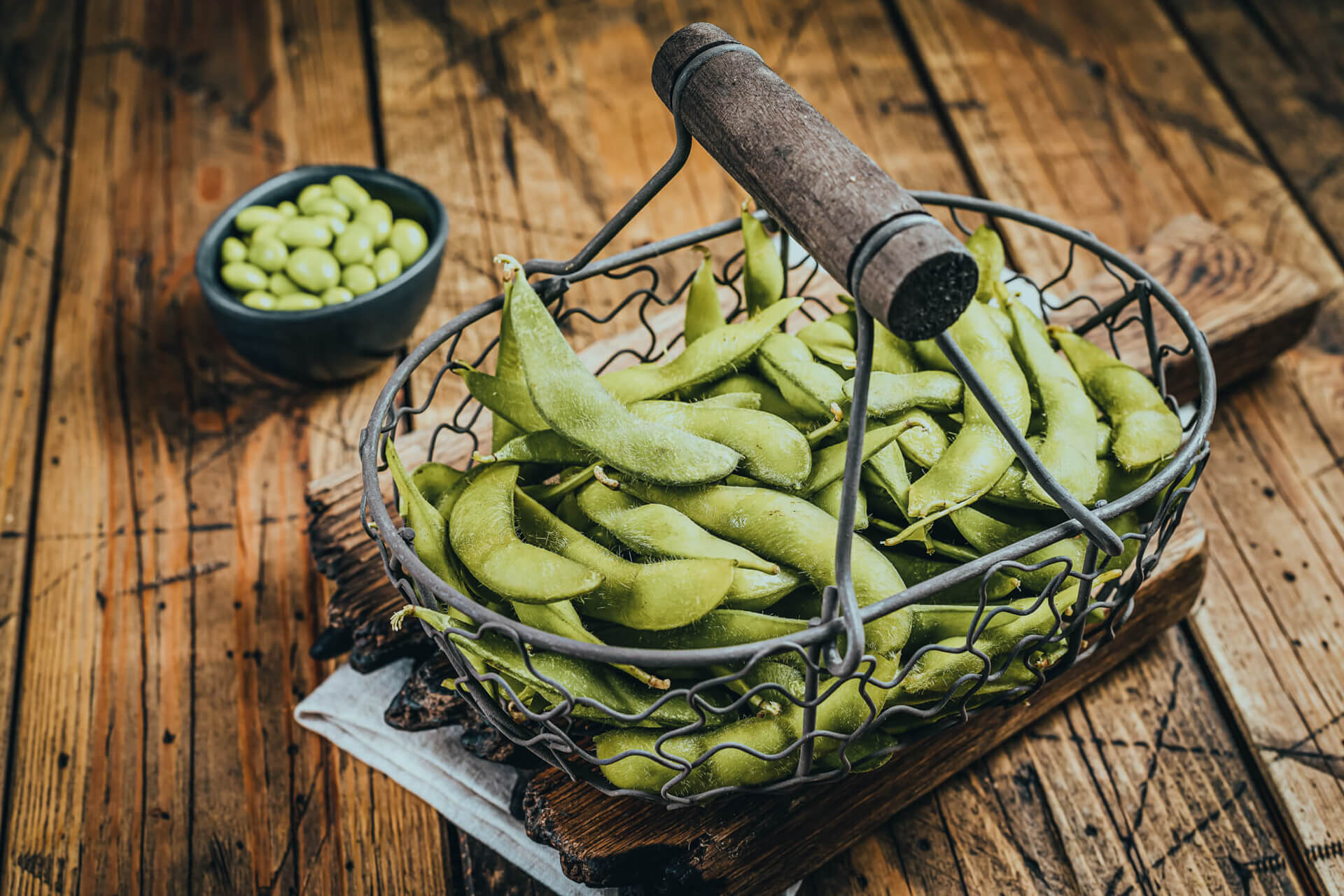 Edamame (early soybeans) • One Belvedere Tuscany